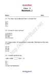 Math Worksheet for Class 5 Kids (Set-1) - eLearnBuzz